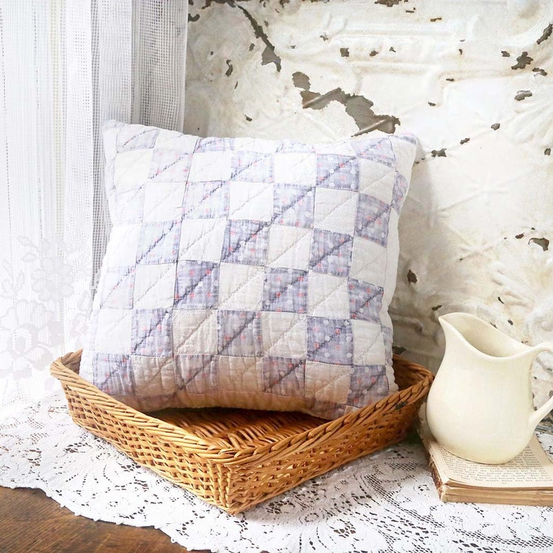 Quilted Throw Pillow - Etsy