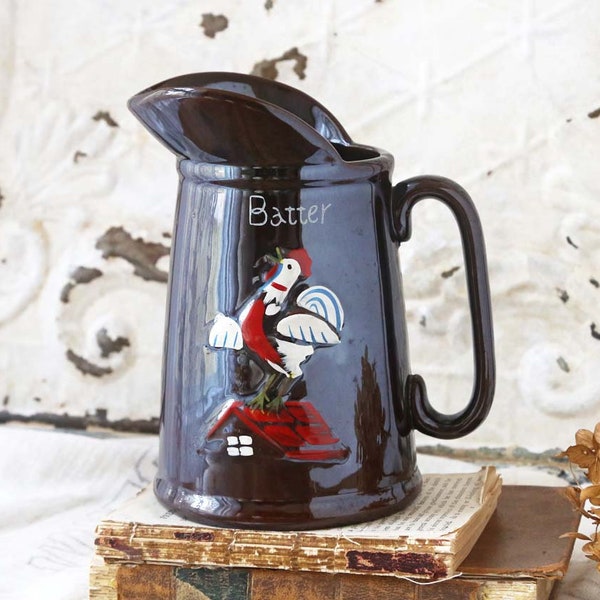 Rooster Pitcher - Etsy