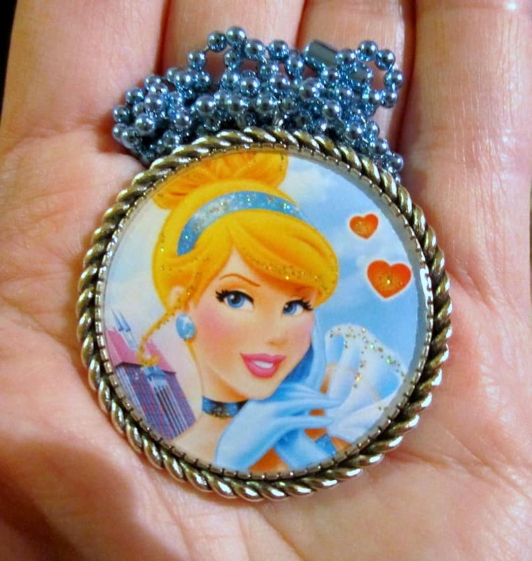 Princess Necklace Cinder~handmade Resin - Etsy