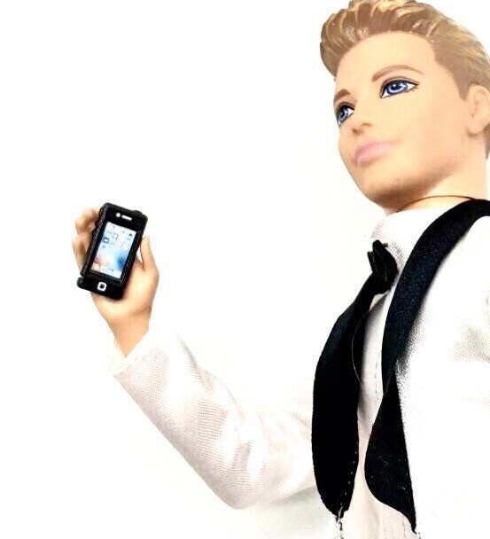 Miniature Cell Phone Fashion Doll 11.5 Size Phone Doll - Etsy Canada