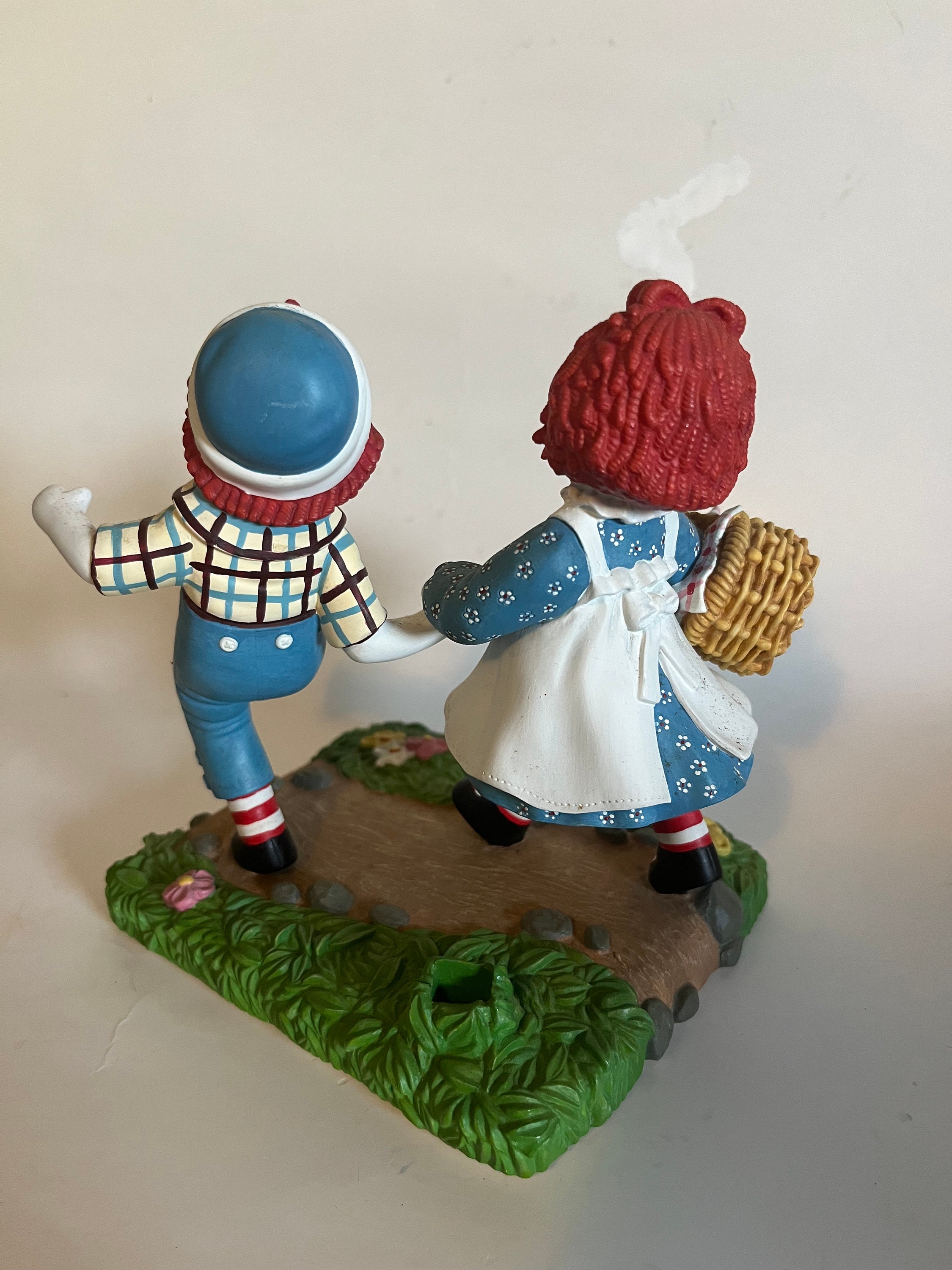 Vintage Danbury Mint Raggedy Ann & Andy Figurine - Etsy