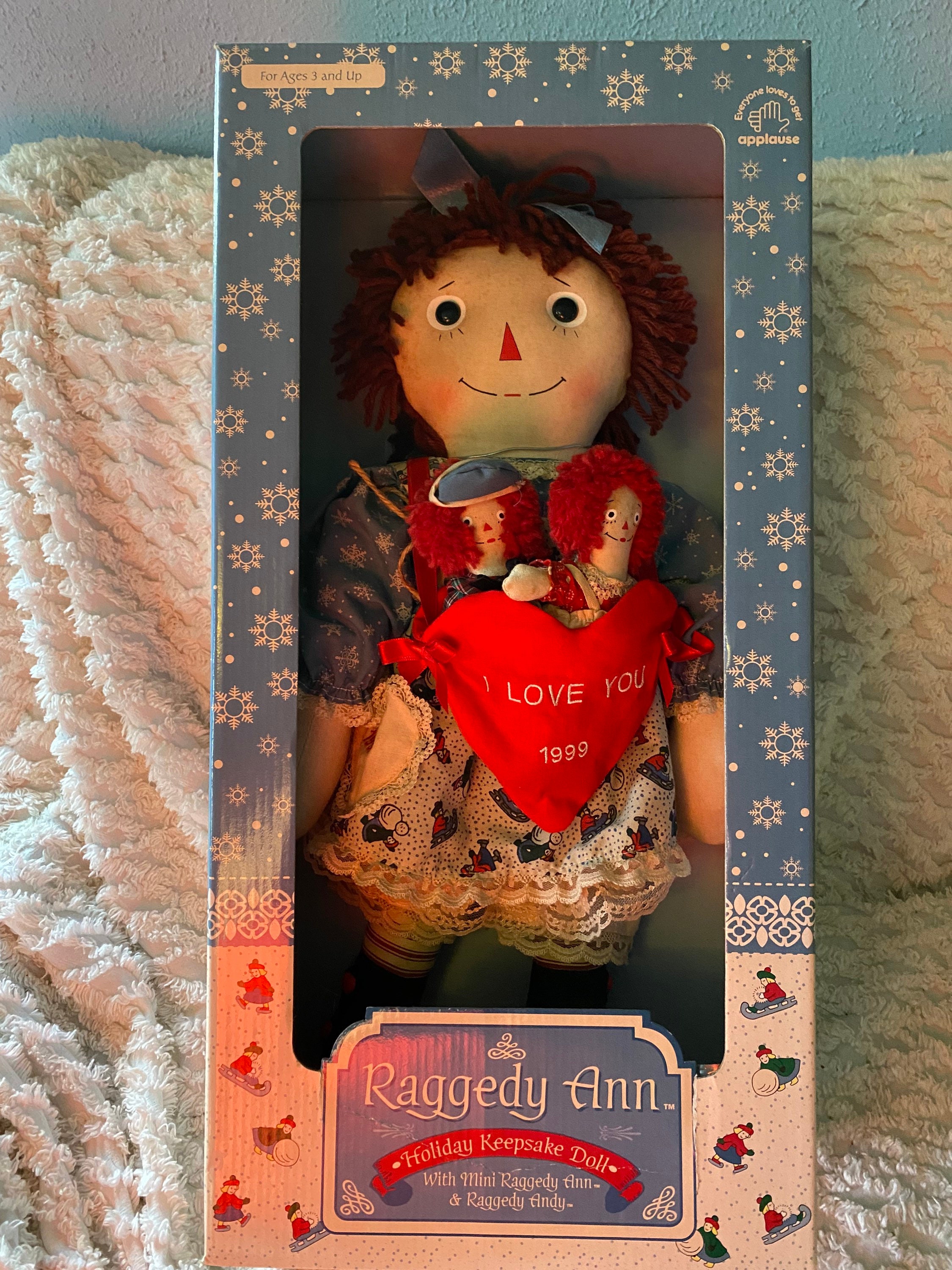 Vintage 1999 Raggedy Ann Holiday Keepsake Doll - Etsy
