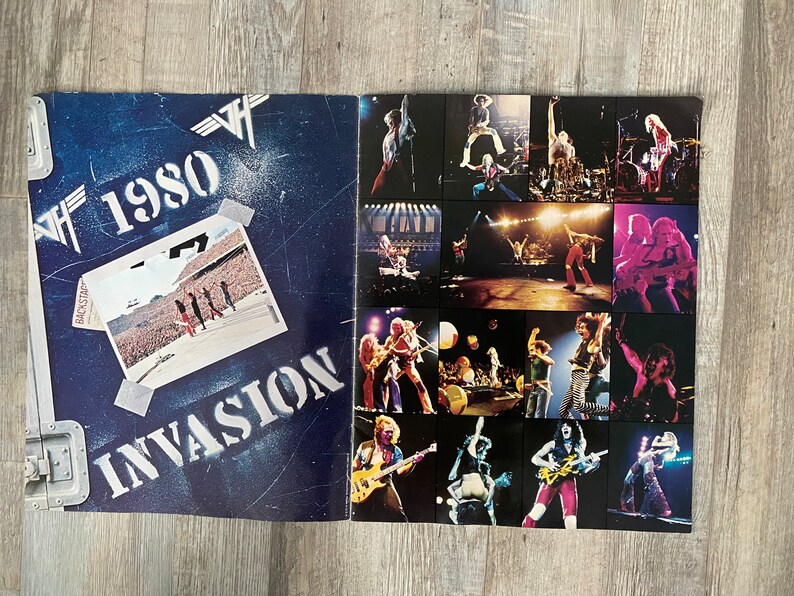 Vintage Van Halen 1980 Invasion Concert Tour Program Plus - Etsy