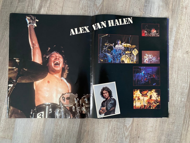 Vintage Van Halen 1980 Invasion Concert Tour Program Plus - Etsy