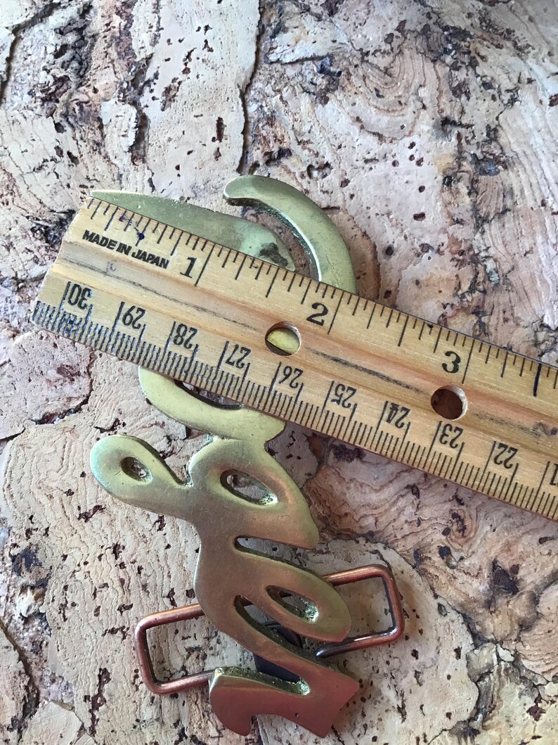 ROGER Belt Buckle Solid Brass 1970's Gift for a Guy Named Roger Name ...