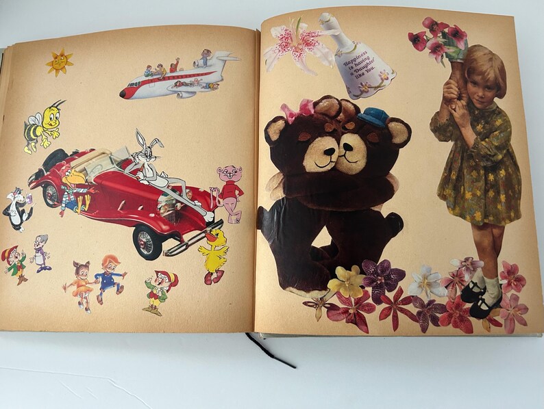 Vintage Scrapbook, Vintage Ephemera 1980s - Etsy
