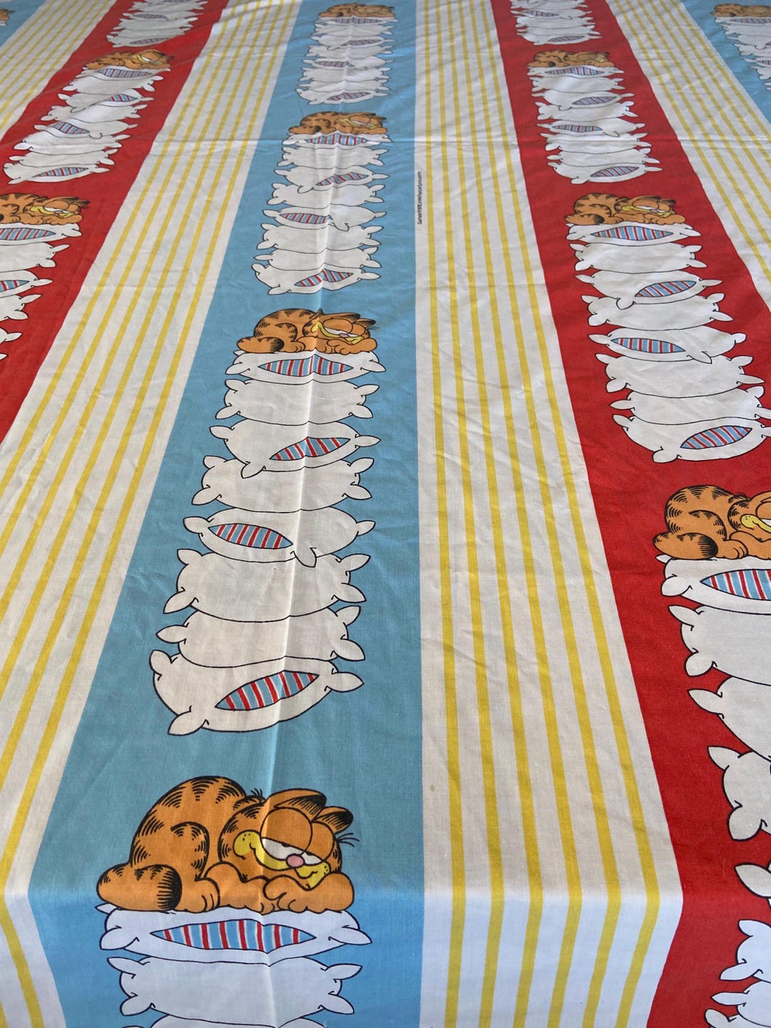 Vintage Garfield Full Flat Sheet, 1980s - Etsy