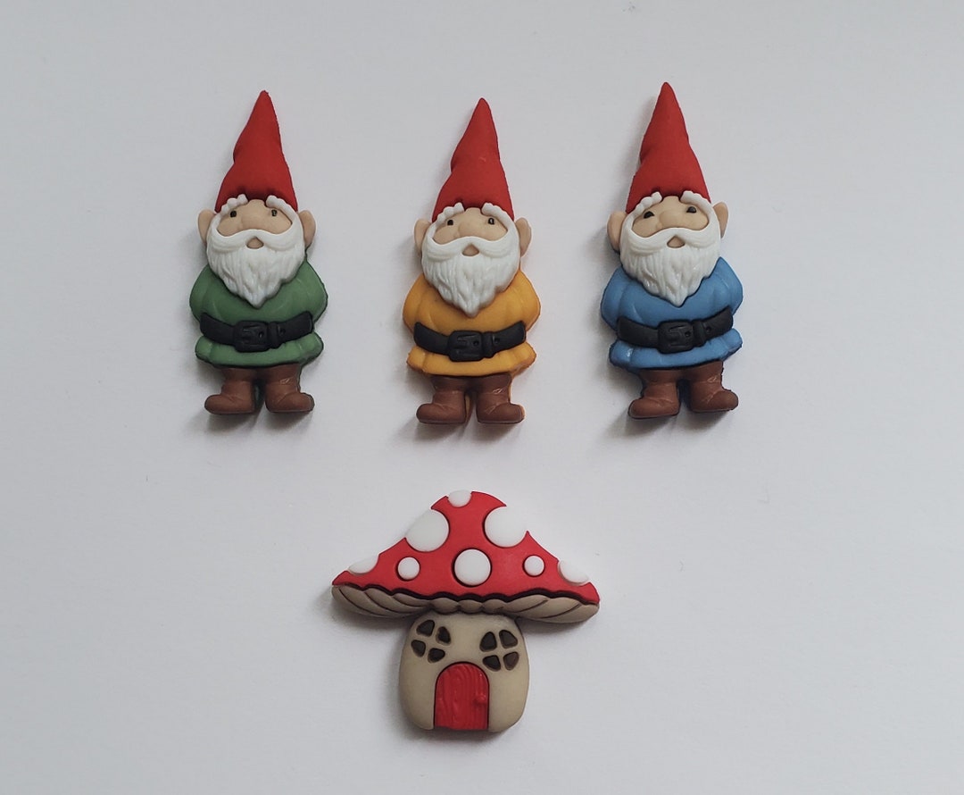Lucky Gnome Push Pin/magnets - Etsy