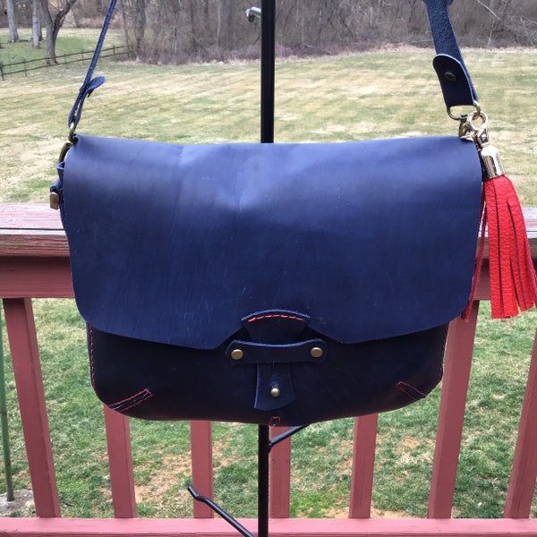Bison Leather Tote Bag - Etsy