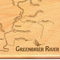 Ashburn Map | Wood and Epoxy - Etsy