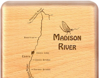 FLY FISHING URN Custom Designed Laser Engraved - Etsy