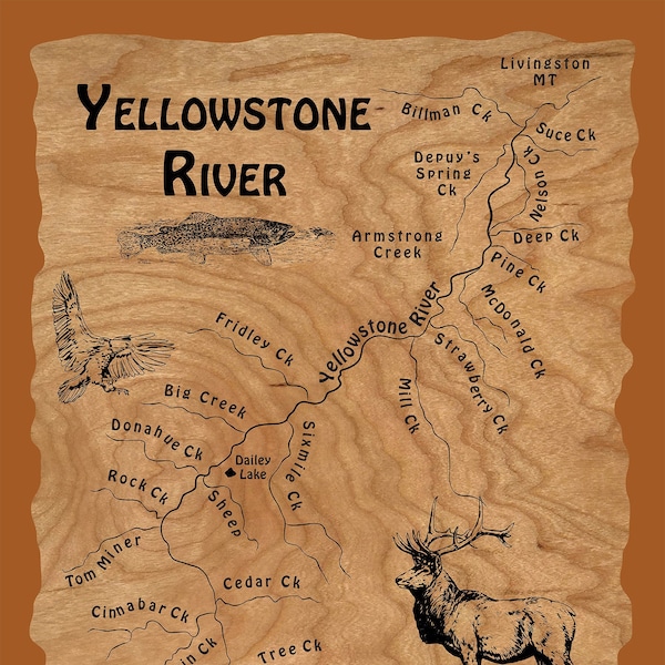 Yellowstone River Poster - Etsy