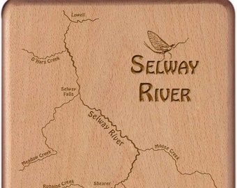 Selway River Map - Etsy