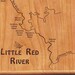 Little Red River Map Custom Fly Box - Handcrafted, Custom Designed ...