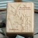 WAITAHANUI RIVER Map Fly Box handcrafted, Custom Designed, Laser ...