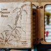 SAINT Joe-chatcolet Lake River Map Fly Box- Handcrafted, Custom ...