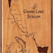 GRAND LAKE STREAM River Map Fly Fishing Fly Box Handcrafted - Etsy