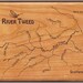 WAITAHANUI RIVER Map Fly Box -handcrafted, Custom Designed, Laser ...