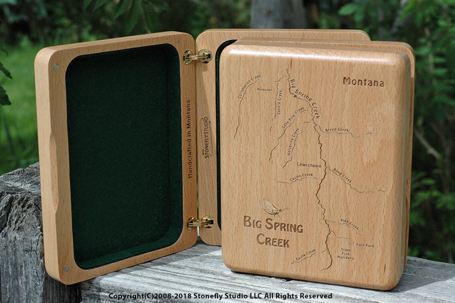 TREASURE BOX River Map. Personalized With Choice of | Etsy