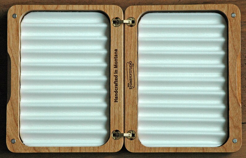 Fly Fishing - BOULDER CREEK - River Map Fly Box -colorado- Handcrafted ...