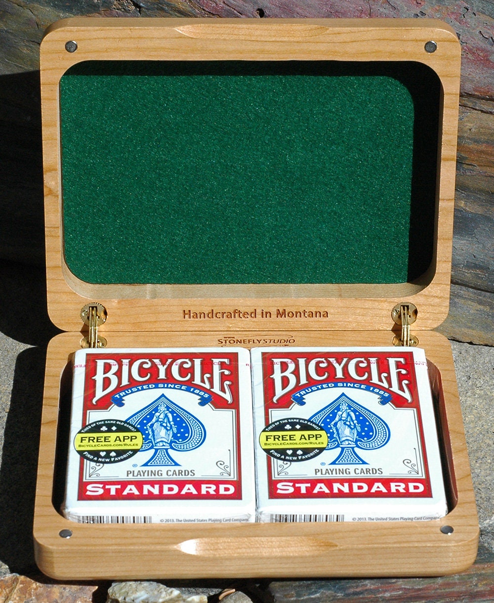 Playing CARD BOX Personalized With Choice of Pre-designed | Etsy