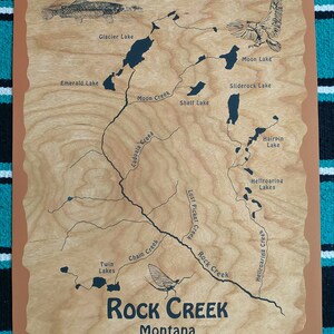 RIVER MAP POSTERS Custom 16x20 Original Stonefly Studio - Etsy