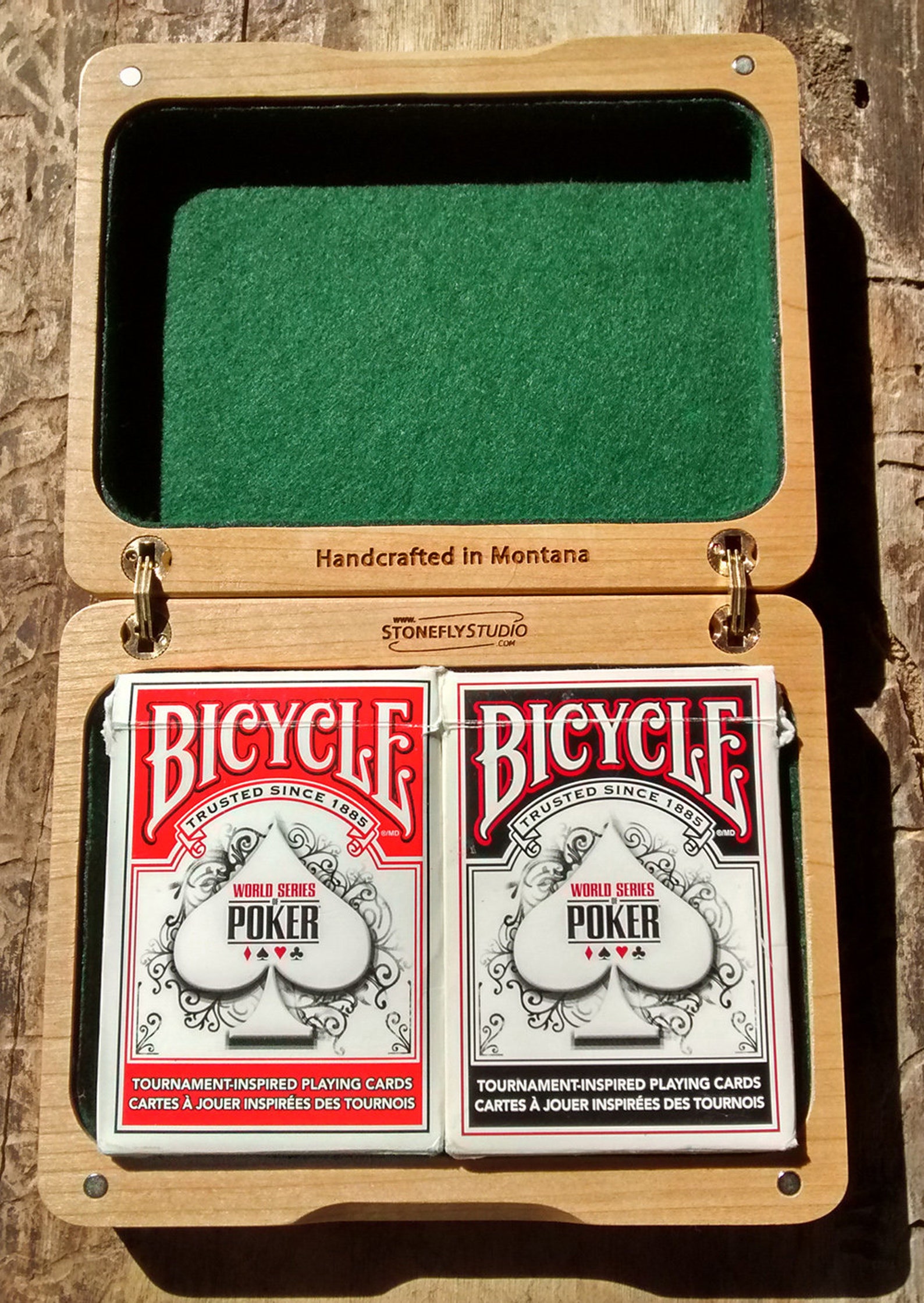 Playing CARD BOX Personalized With Choice of Pre-designed | Etsy