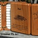 WIND RIVER RANGE River Map Fly Box- Handcrafted, Custom Designed, Laser ...