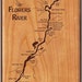 FLOWERS RIVER MAP Fly Box - Fly Fishing Canada - Handcrafted, Custom ...