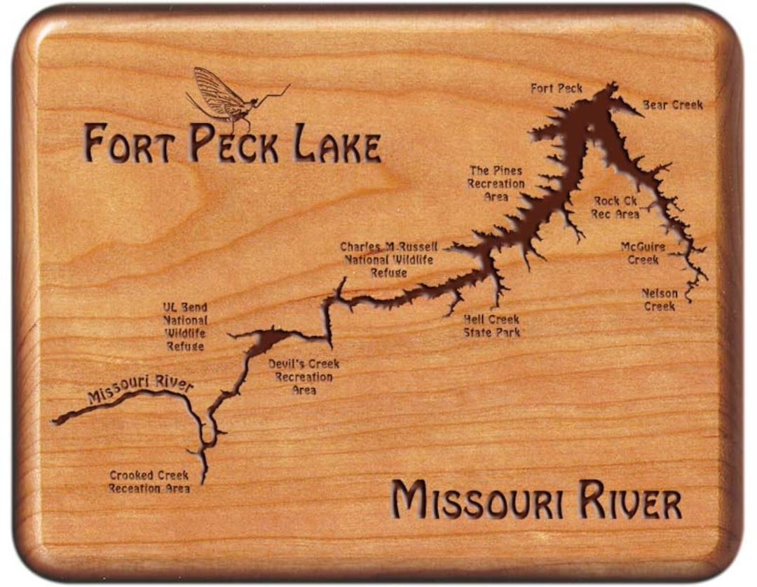 Fort Peck Lake Fishing Map