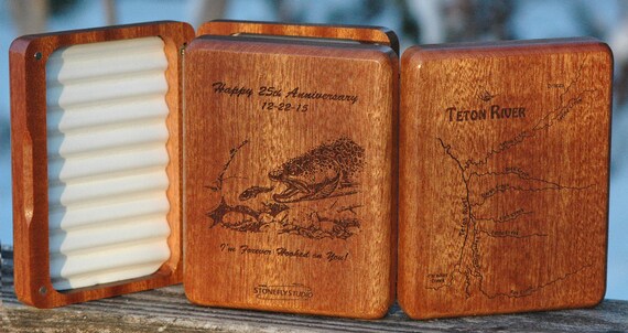 Fly Box PERSONALIZED ANNIVERSARY GIFT Includes Pre-designed - Etsy