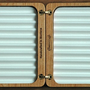 BEAVERKILL - WILLOWEMOC River Map Fly Box- Handcrafted, Custom Designed ...