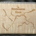 RESTIGOUCHE RIVER Map Fly Box Handcrafted, Custom Designed, Laser ...