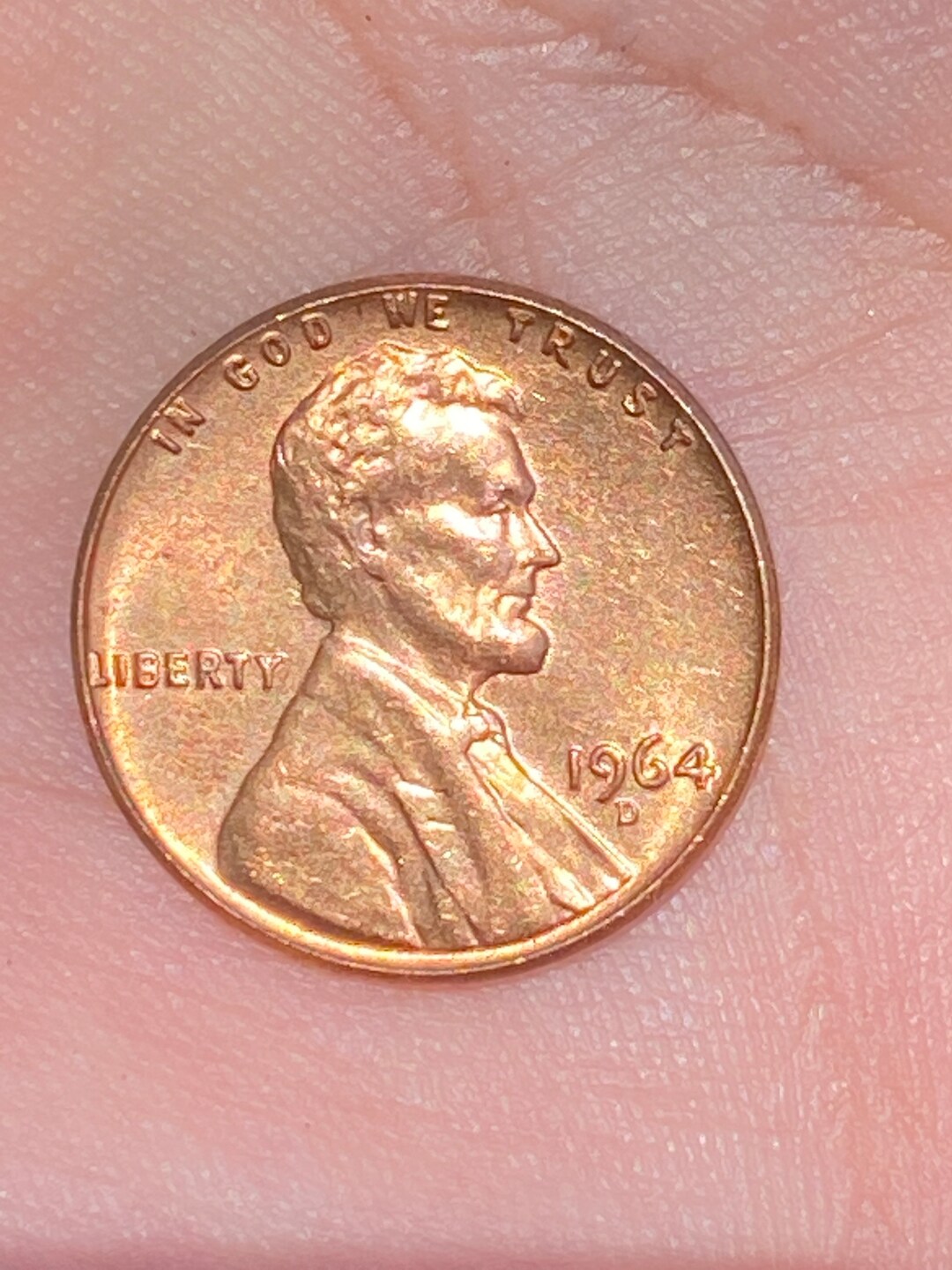 1964 Denver Lincoln Memorial Penny Uncirculated Great Condition L in ...