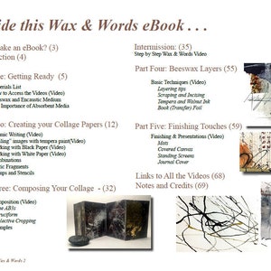 Wax & Words Workshop: an Interactive Ebook With 80 Pages of Instruction ...