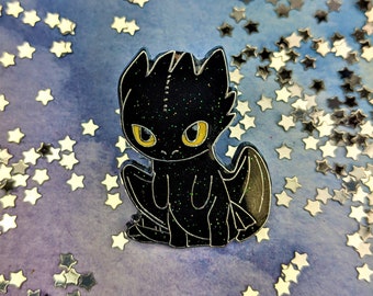 Yin and Yang Hard Enamel Pin HTTYD Nightfurry and | Etsy