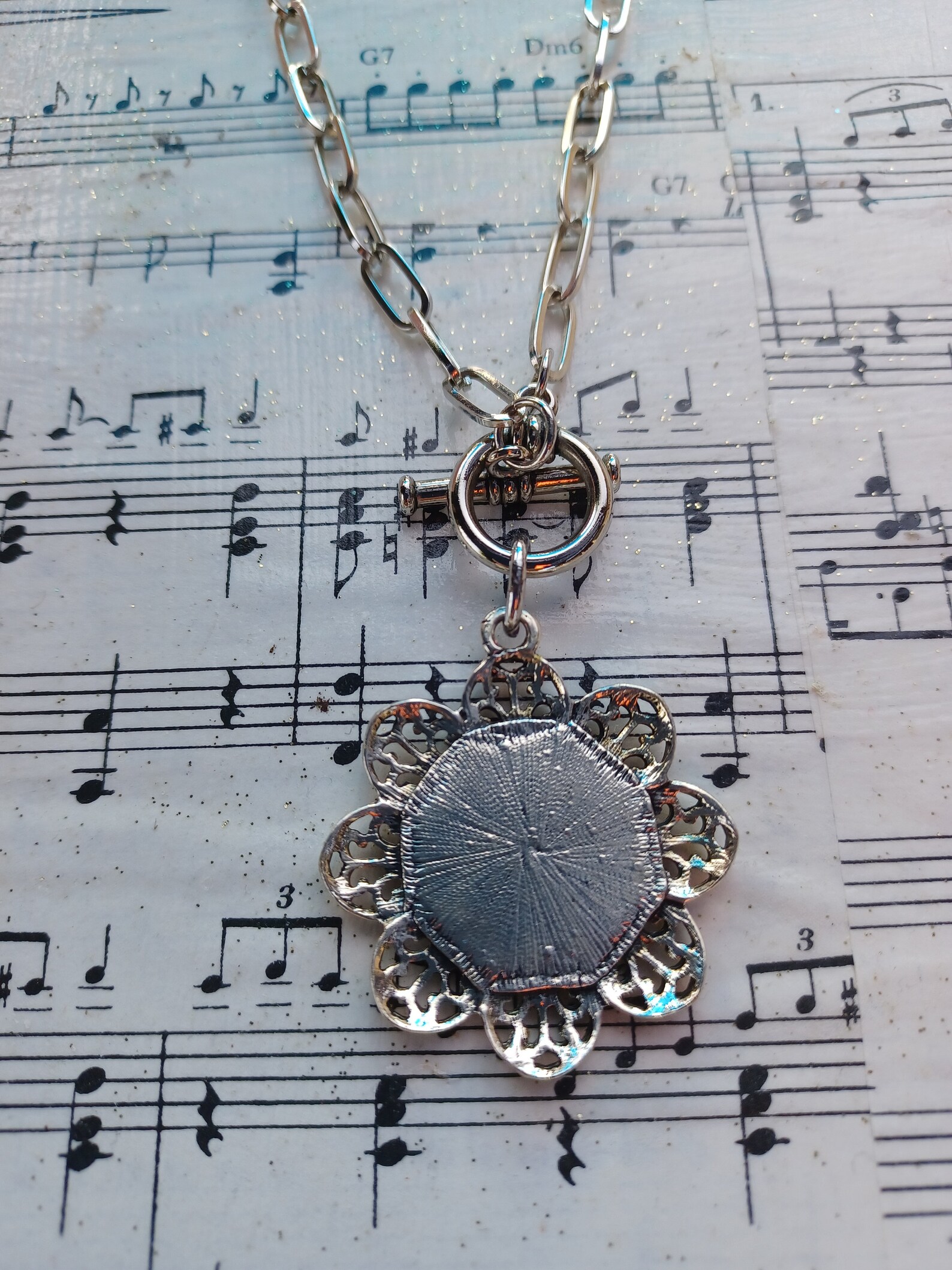 1999 20 Euro Cent Coin Bezel Necklace, Euro Coin Jewelry, Two Toned ...