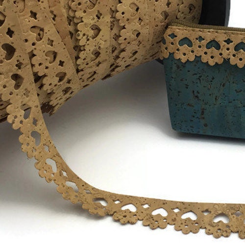 Cork Cording Cork Lace Trim Cork Sewing Supplies REF-437 - Etsy