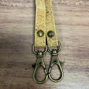 1 Genuine Leather Cork Handbag Handles,bag Strap,purse Strap,purse ...