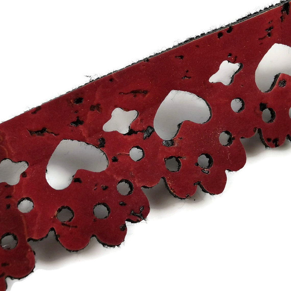 Cork cording Bordeaux Cork lace trim Cork sewing supplies | Etsy