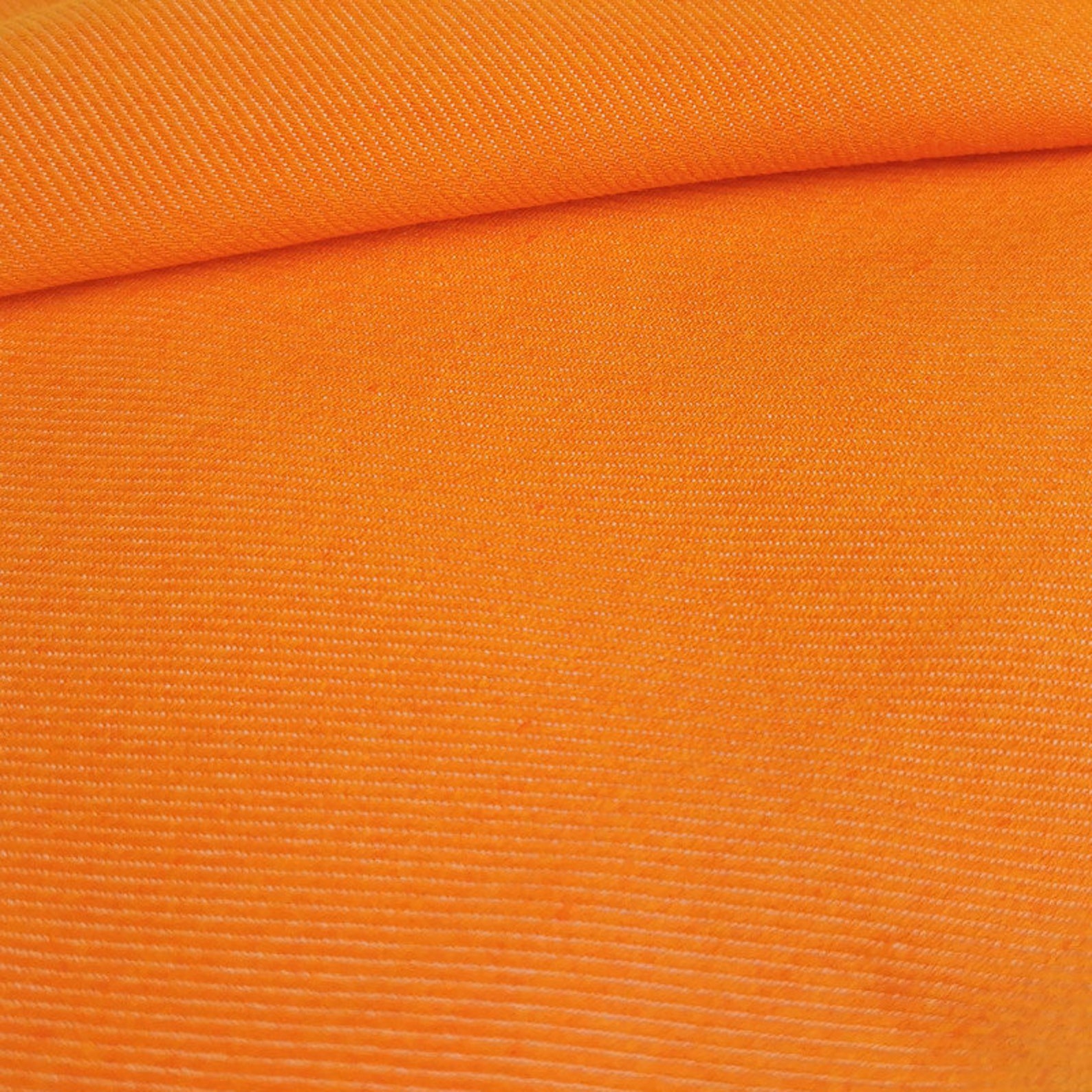 Orange Denim Fabric by the Yard, Jeans Cotton Fabric, Jeans Fabric, - Etsy