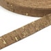 20mm Golden Cork Strap, 1 Meter/ 39 in - Flat Cork Leather Cord Natural ...