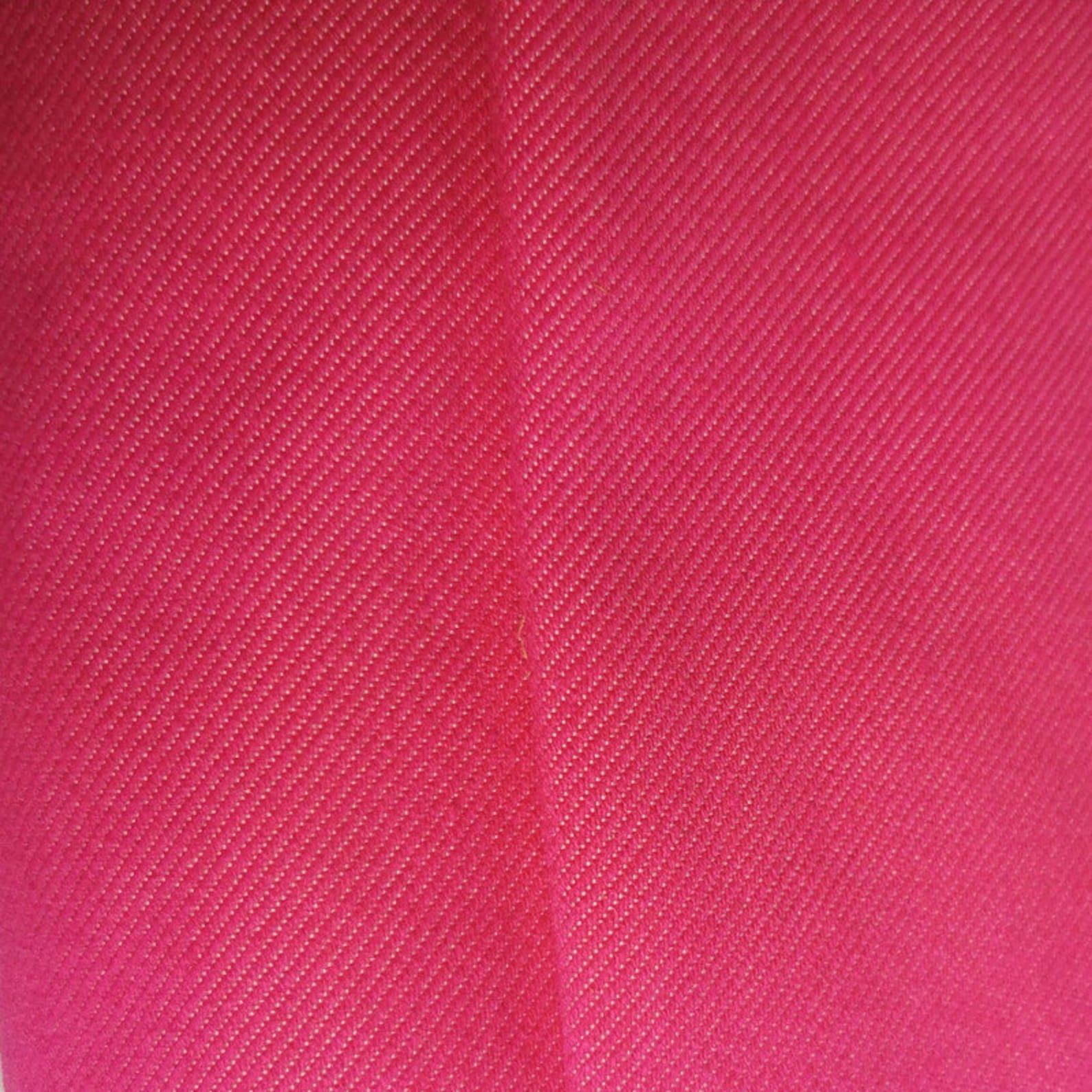 Pink Denim Fabric by the Yard Jeans Cotton Fabric Jeans | Etsy