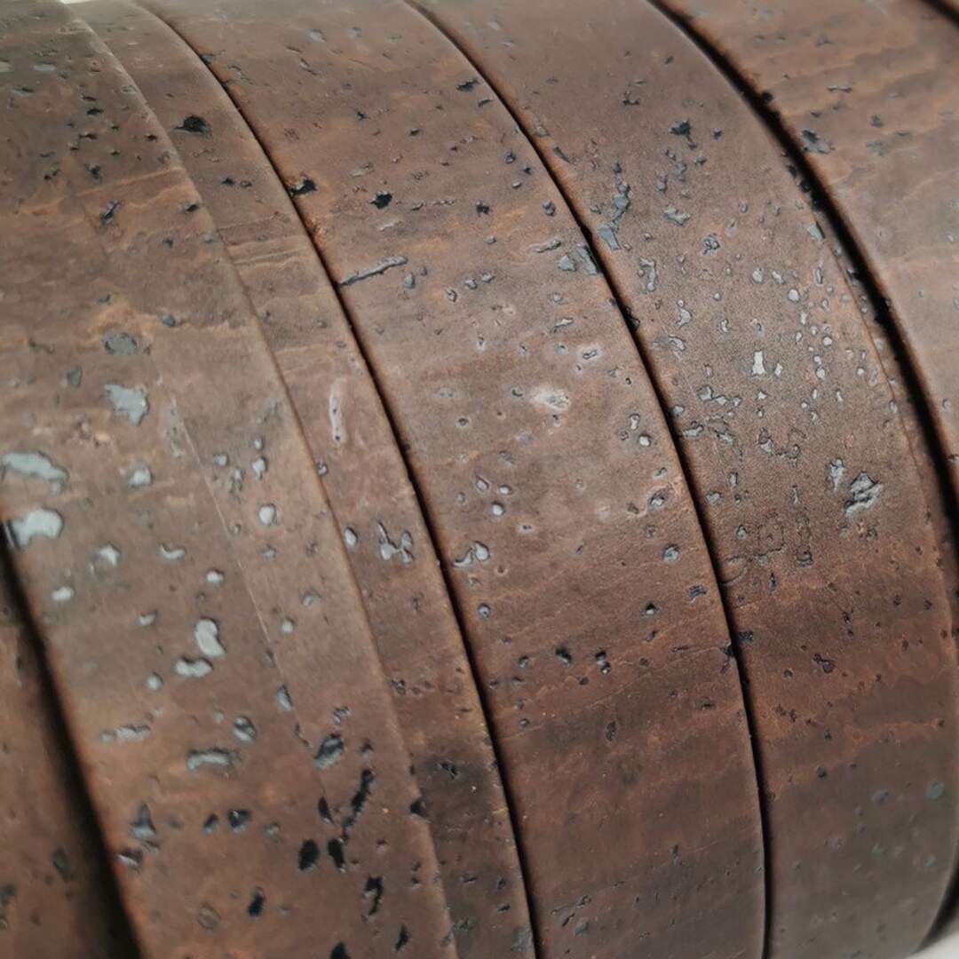 20mm Cork Strap, 1 Meter/ 39in - Flat Cork Leather Cord Brown - 20mm X ...