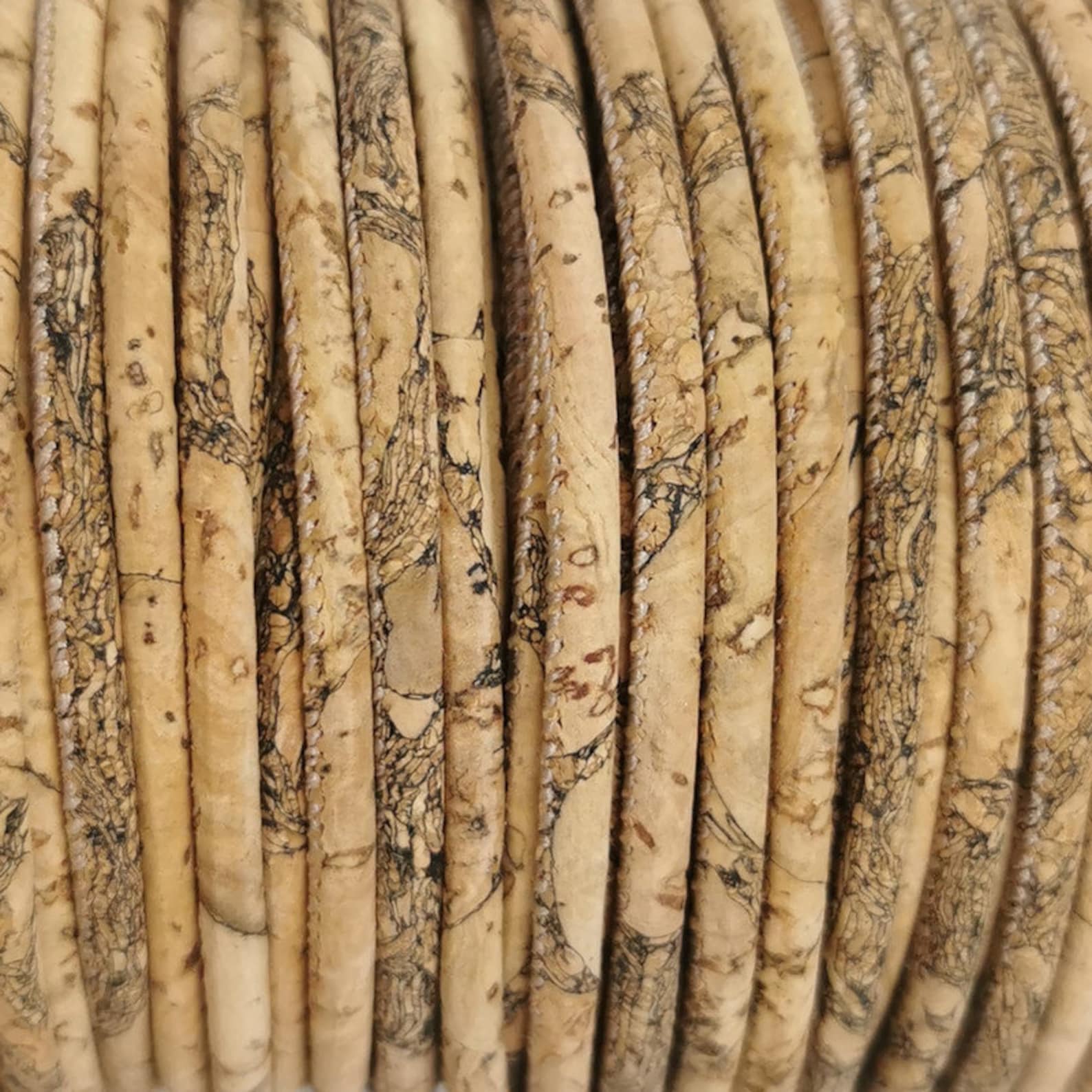 Cork Cord 1m / 39 in 3 Mm Cork Cord Granada REF-139 - Etsy