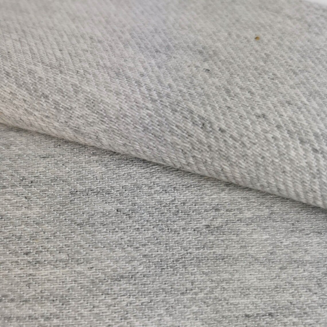 Gray Denim Fabric by the Yard, Jeans Cotton Fabric, Jeans Fabric, - Etsy
