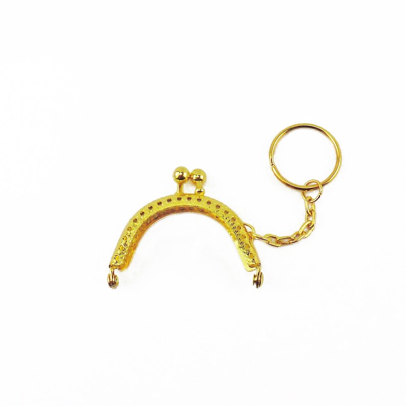 1 Golden Color Purse Frame With Key Chain F5/322 - Etsy