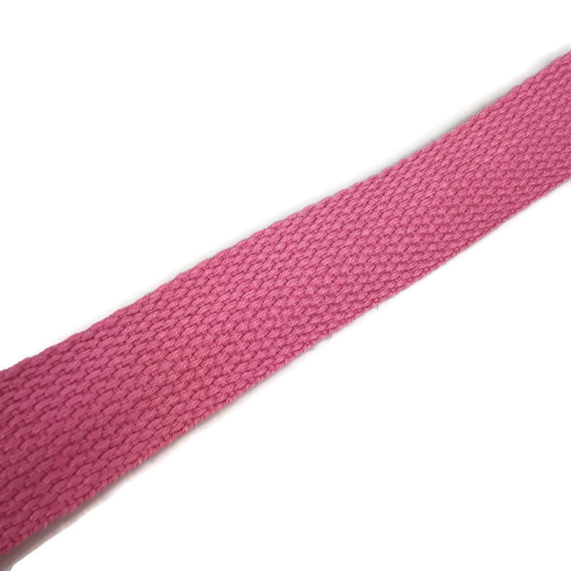 25 Mm Pink Twill Cotton Tape by the Yard, Cotton Ribbon(5 Meters) - Etsy