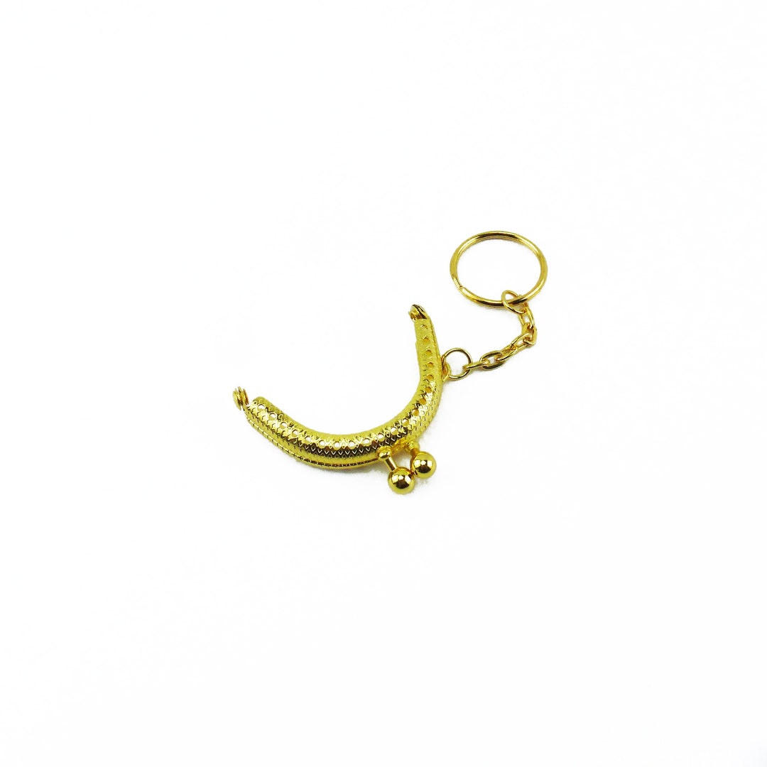 1 Golden Color Purse Frame With Key Chain F5/322 - Etsy