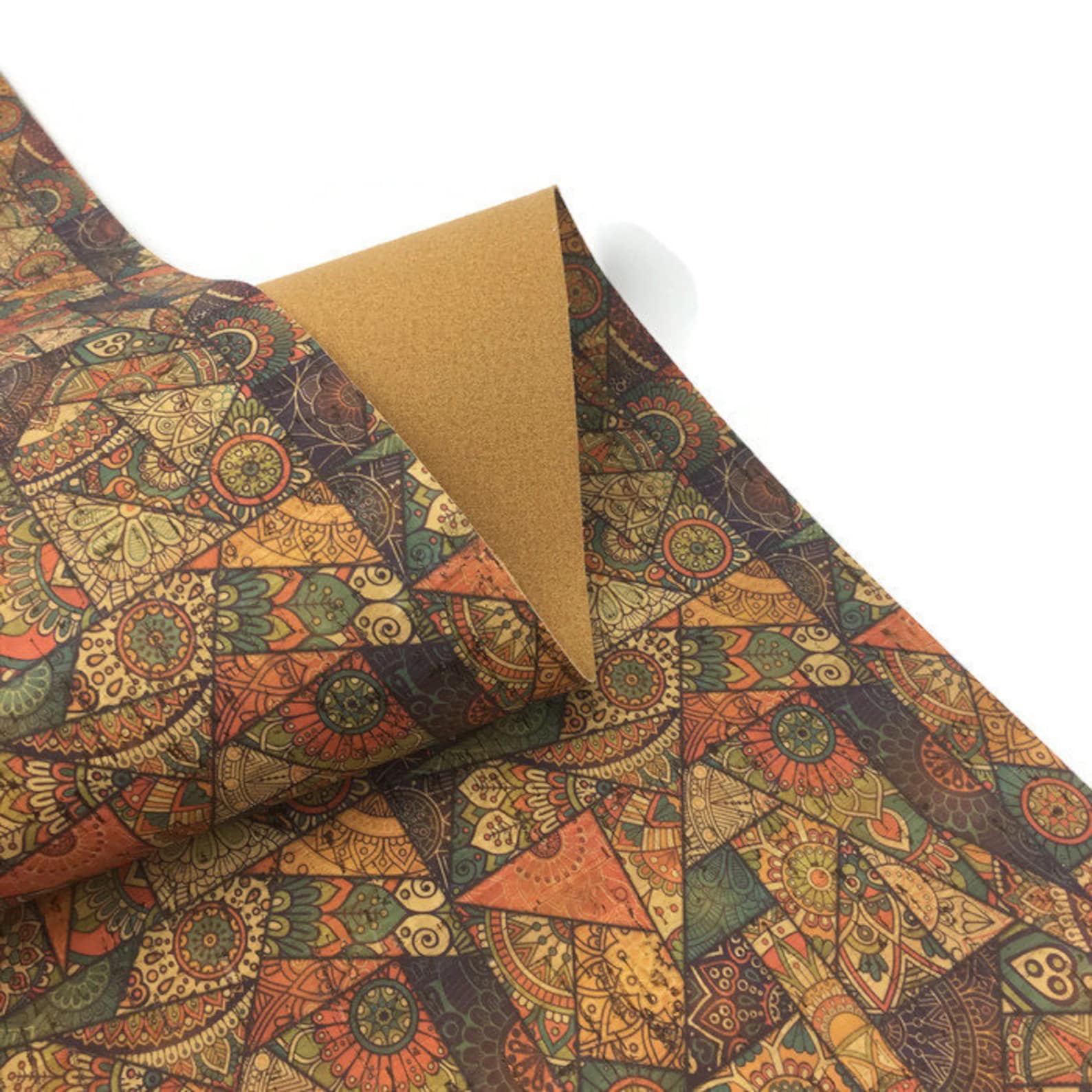 Portuguese Cork Fabric Printed Pattern 68x50cm / - Etsy UK